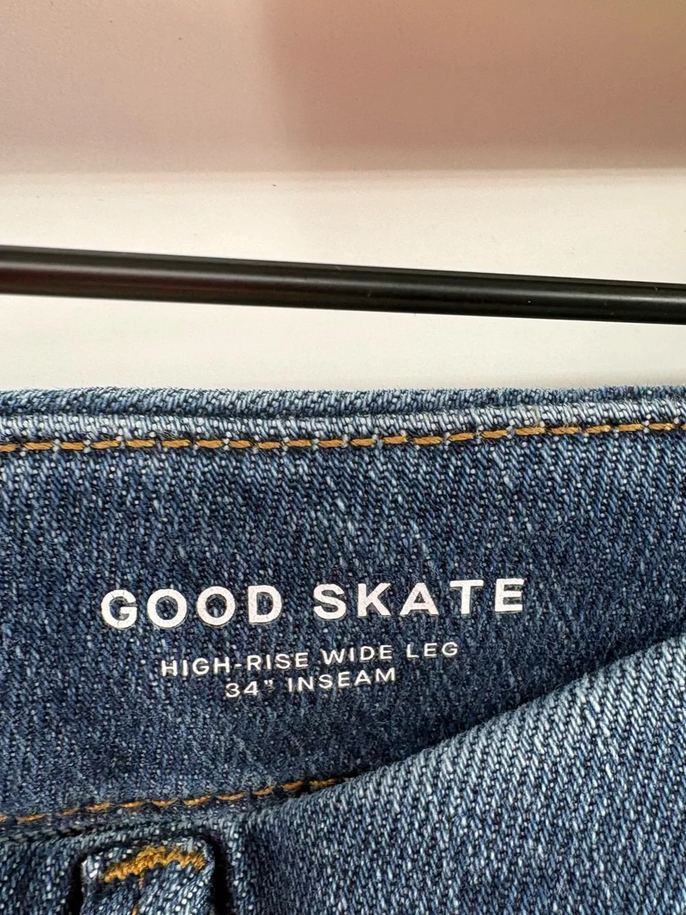 Good American | Jeans | Good American Good Skate High Rise Wide Leg ...